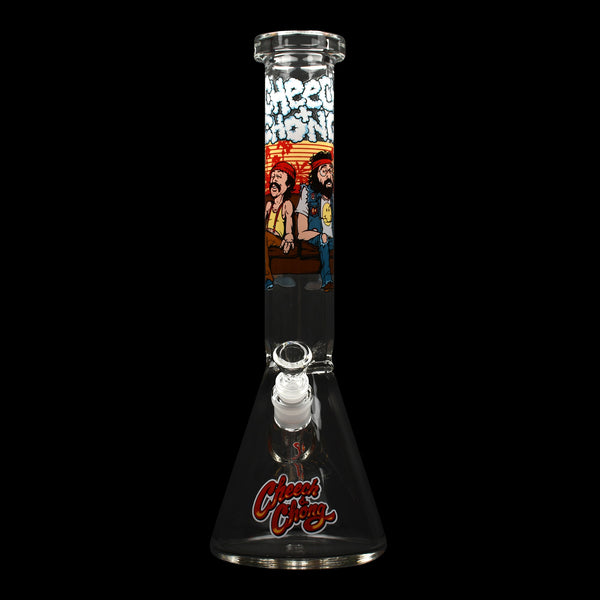 15" Couched Beaker Tube Water Pipe | Cheech & Chong® Glass